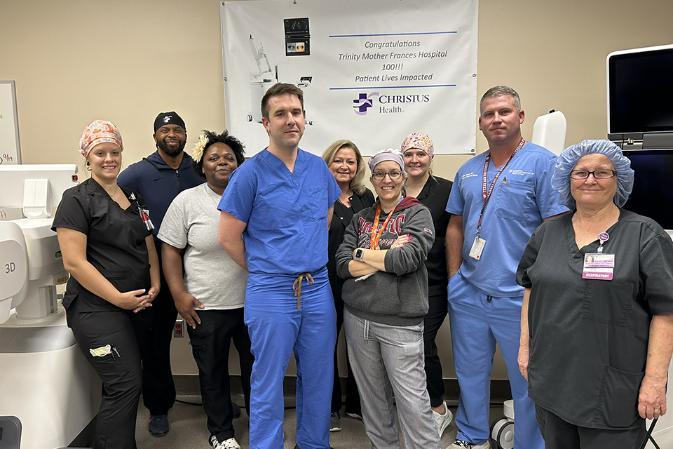 CHRISTUS Mother Frances Hospital celebrates 100th procedure for lung ...
